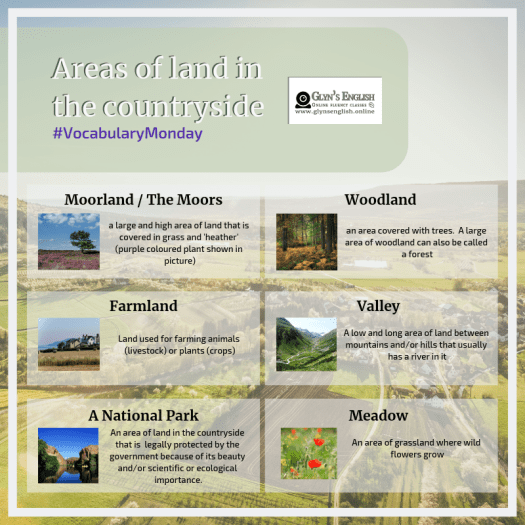 Countryside Vocabulary – Glyn's English Online