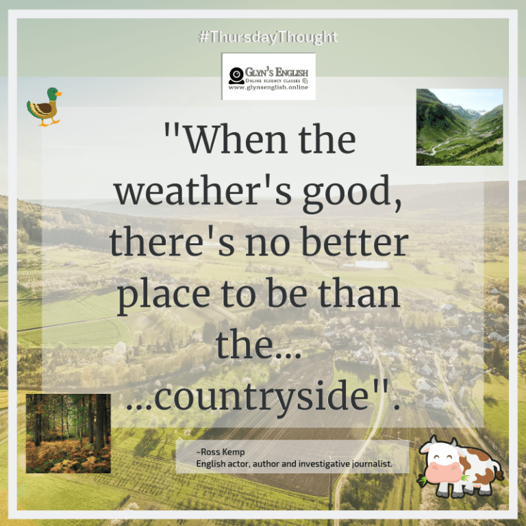 Countryside Vocabulary – Glyn's English Online